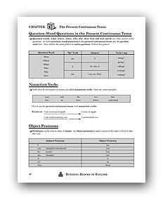 Building Blocks of English